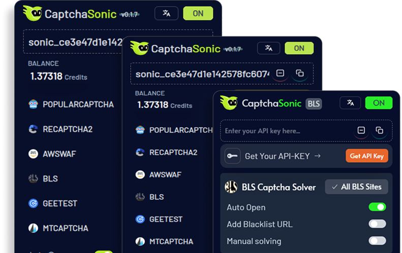 CaptchaSonic: AI Captcha Solver & RPA Assistant API